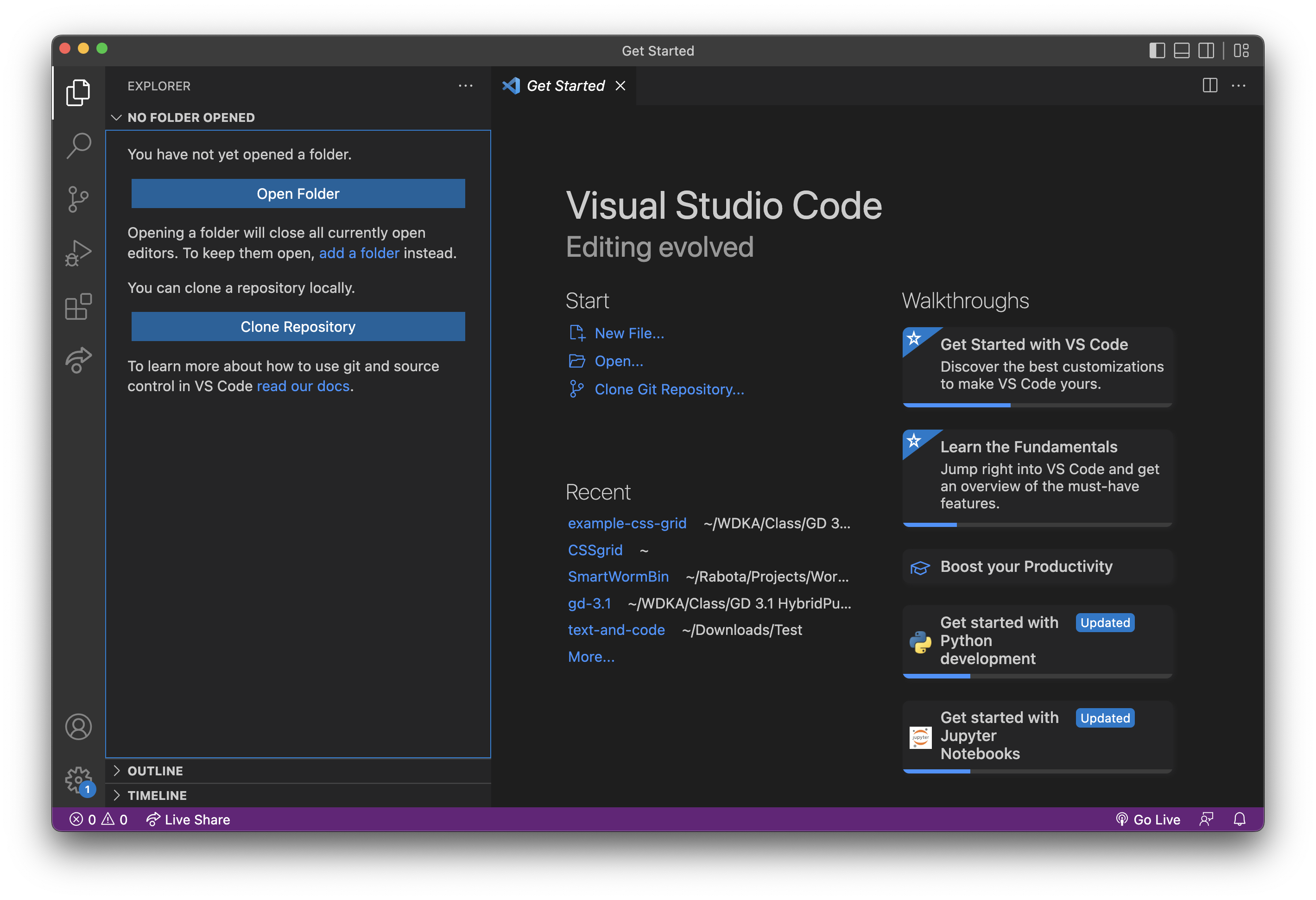 Visual Studio Code Publication Station